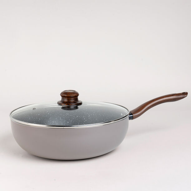 Buy Alberto brown deep fry pan 30 cm Online | Nice
