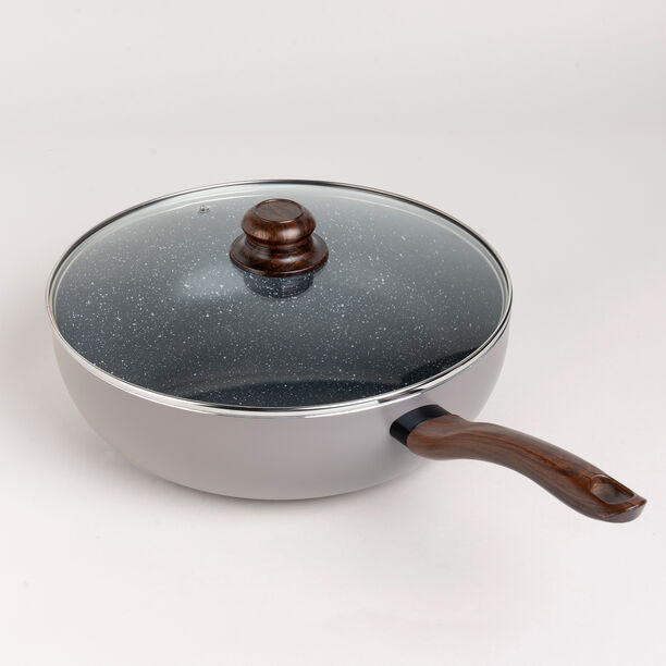 Buy Alberto brown deep fry pan 30 cm Online | Nice